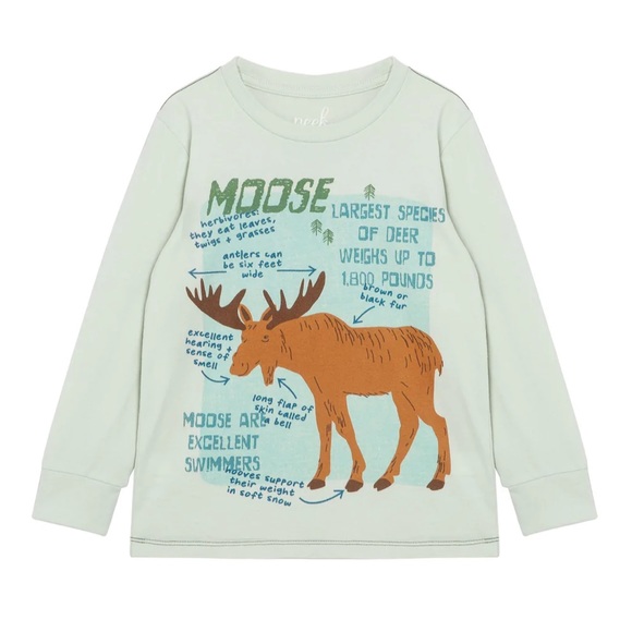 Peek | Shirts & Tops | Nwt Moose Tee X The Nature Conservancy | Poshmark
